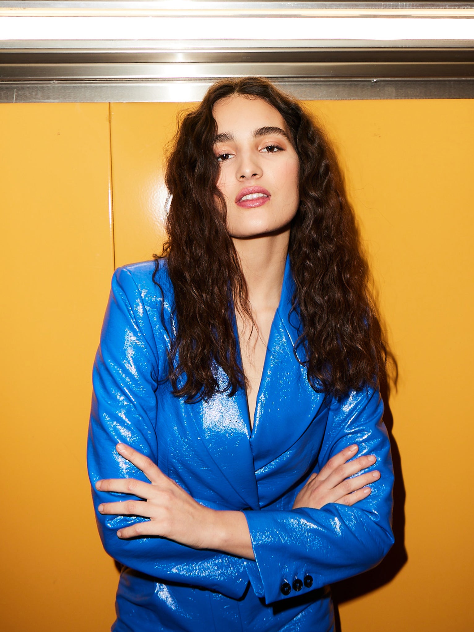 mioh | DEAN BLUE - Pantalón pegged azul tendencia fw23 street style – MIOH